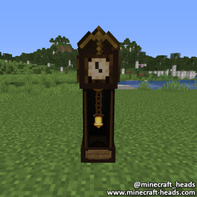 Grandfather Clock Minecraft Heads