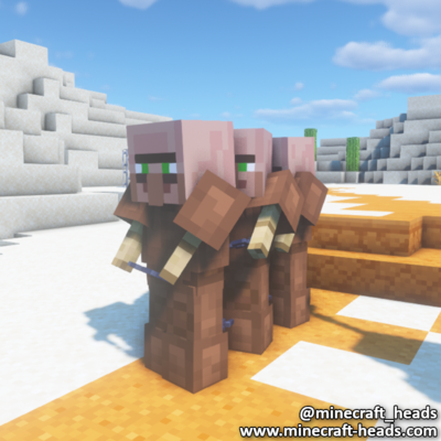 Captured Villagers - Minecraft-Heads.com