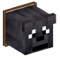Brown Collared Black Wolf - Minecraft-Heads.com