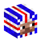 Steve in UK Flag - Minecraft-Heads.com